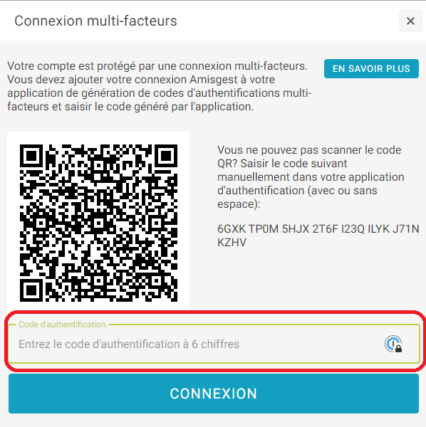 Activer et/ou désactiver le MFA [authentification multi-facteurs]